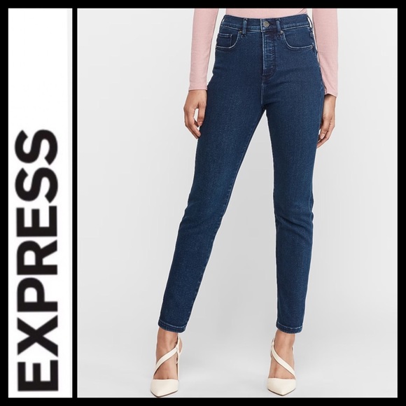 Express | Jeans | Nwt Express Super High Rise Slim Ankle Jeans | Poshmark